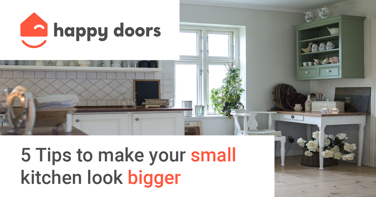 5 tips to make your small kitchen look bigger