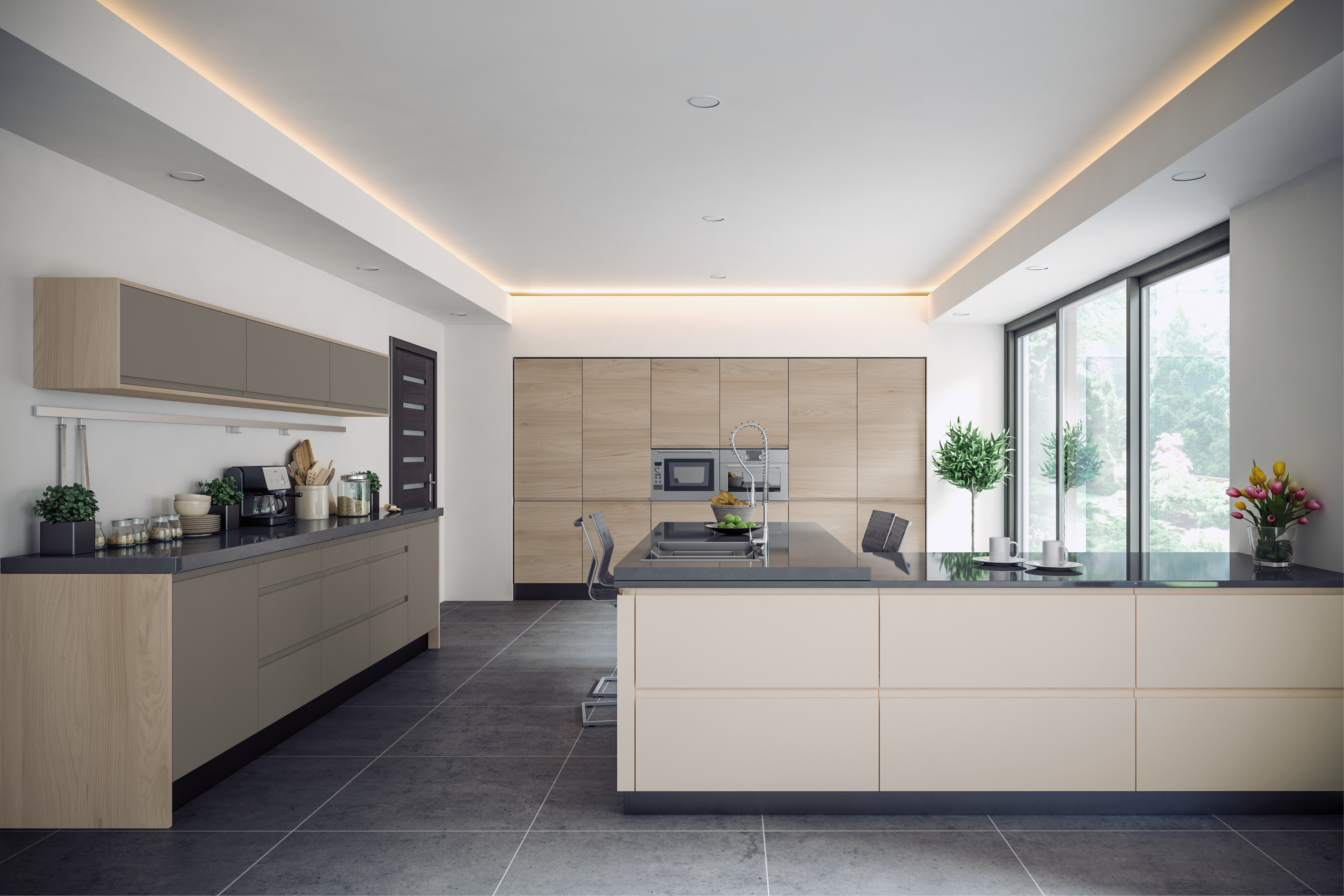 7 Modern Kitchen Door Fronts Ideas | Happy Doors